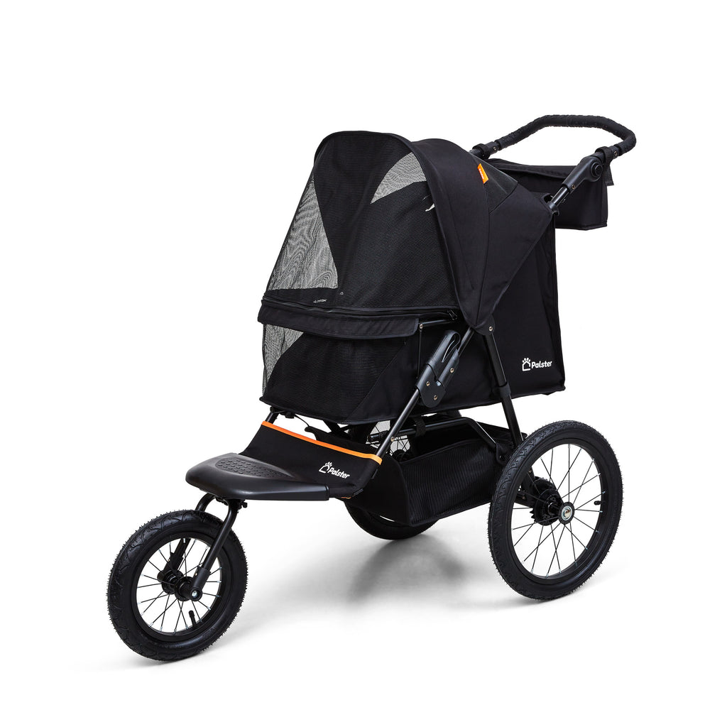 Palster Explorer All Terrain Dog Stroller - Midnight Black - 2 Year ...